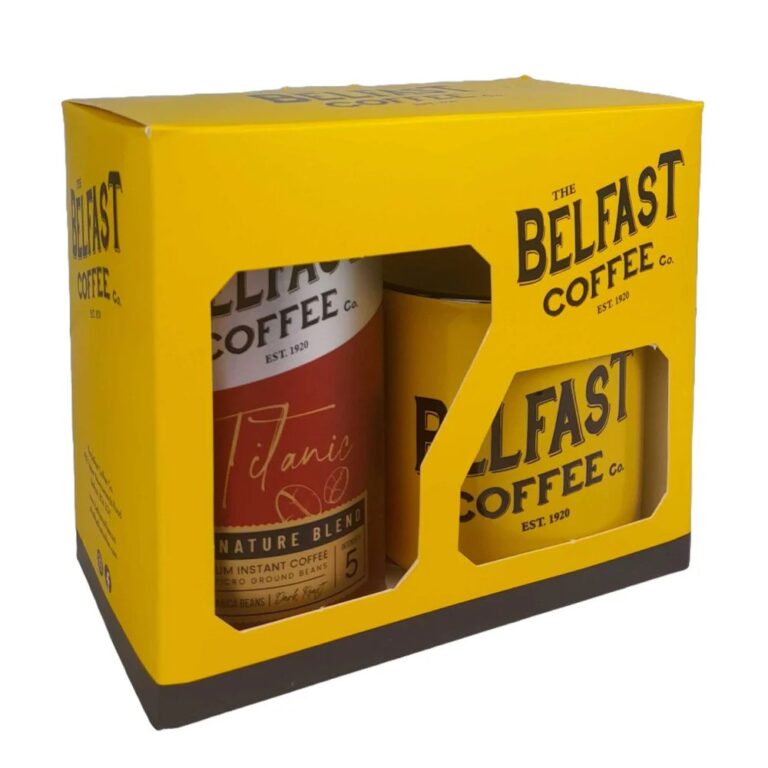 Gift Set Instant Coffee & Yellow Mug - Belfast Coffee